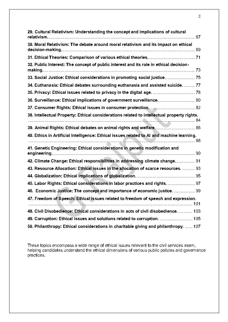 Ethics Booklet - For UPSC CSE MAINS -Booklet 1+2 (GS Paper IV) - By G ...