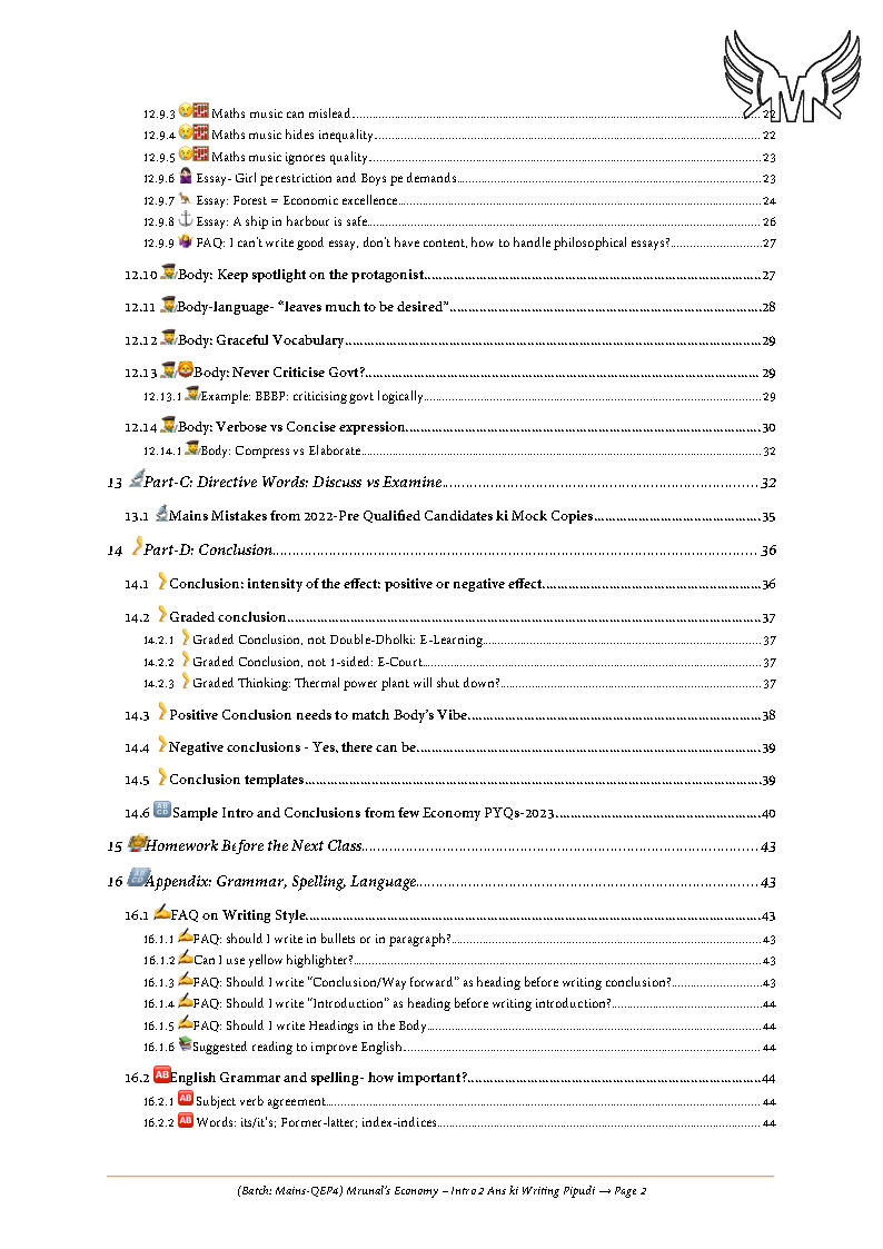 Unacademy Ias - Mrunal Economy QEP4 - Batch Mains QEP - English Medium ...