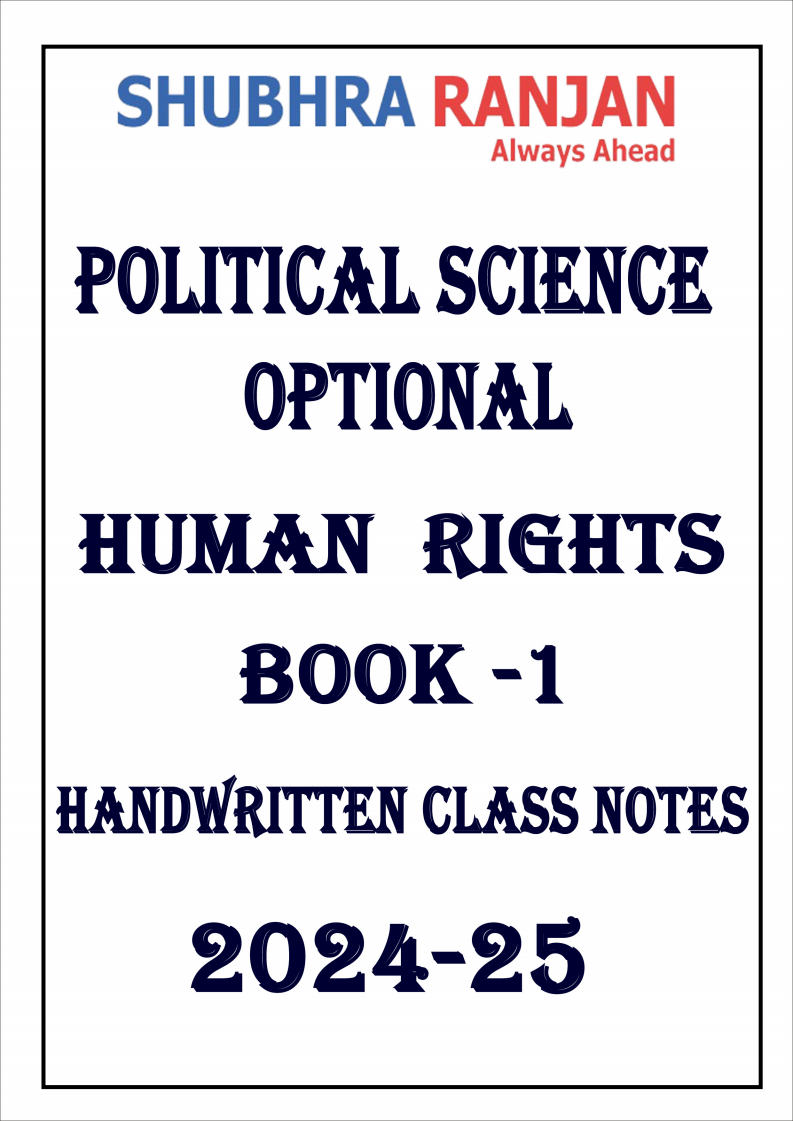 Shubhra Ranjan Ias - Political Science Optional - Handwritten Class ...