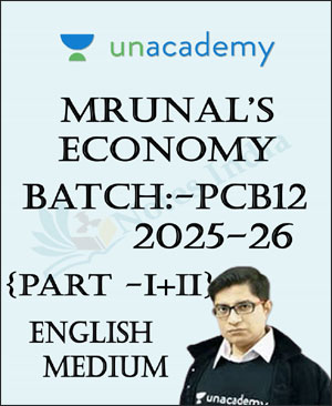 Mrunal IAS - Economy Batch (PCB12) - Part- I+II - English Medium 2025 ...