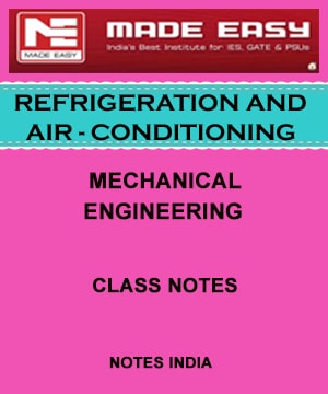 MADE EASY REFRIGERATION AND AIR CONDITIONING MECHANICAL ENGINEERING ...